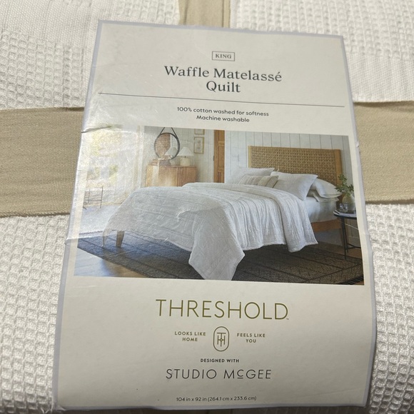 Threshold | Bedding | Threshold With Studio Mcgee King Waffle Matelasse ...